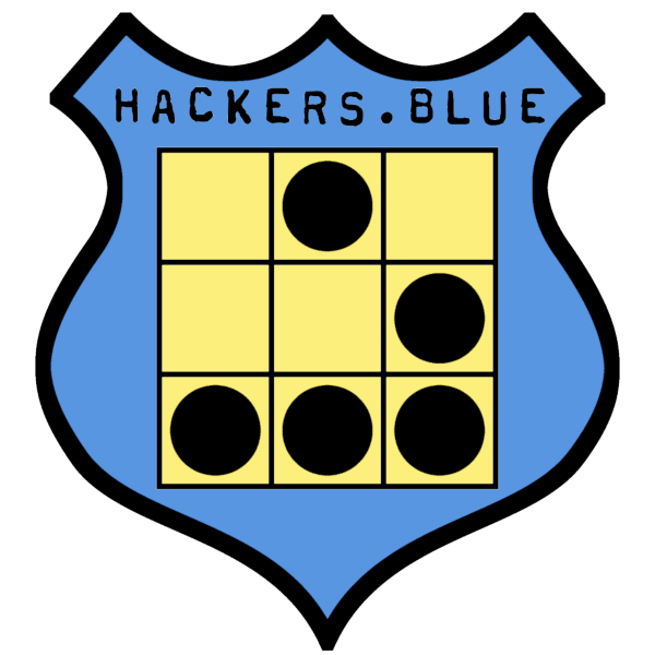 hackers.blue // building bridges // @hackersdotblue